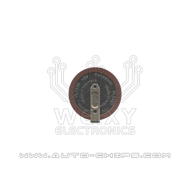 VL2330 180 degrees battery for Land Rover keys